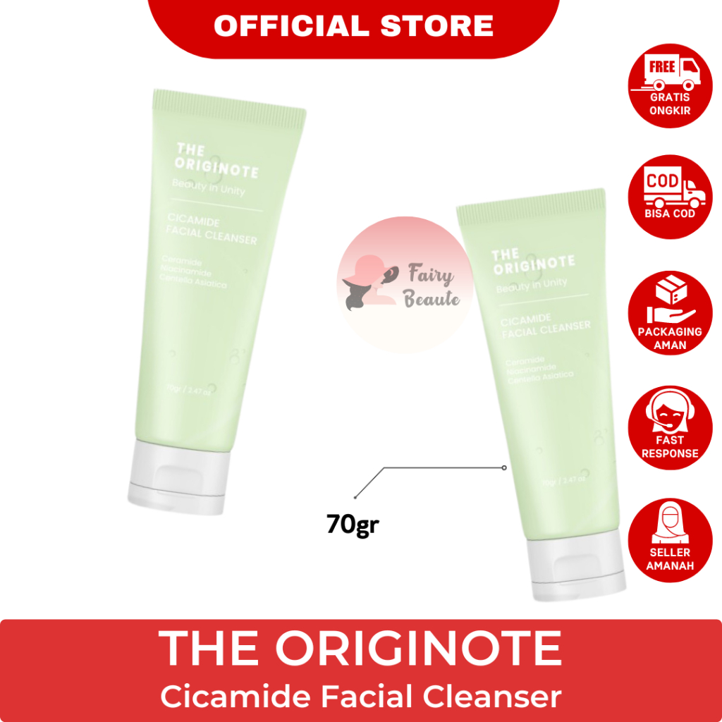 Jual The Originote Cicamide Facial Cleanser 70gr Face Wash Sabun Cuci ...