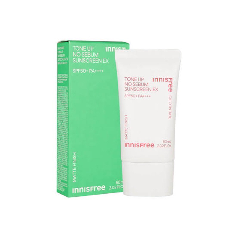 Jual Innisfree tone up no sebum sunscreen EX spf 50+ pa++++ 60ml ( PACKAGING BARU ) | Shopee ...