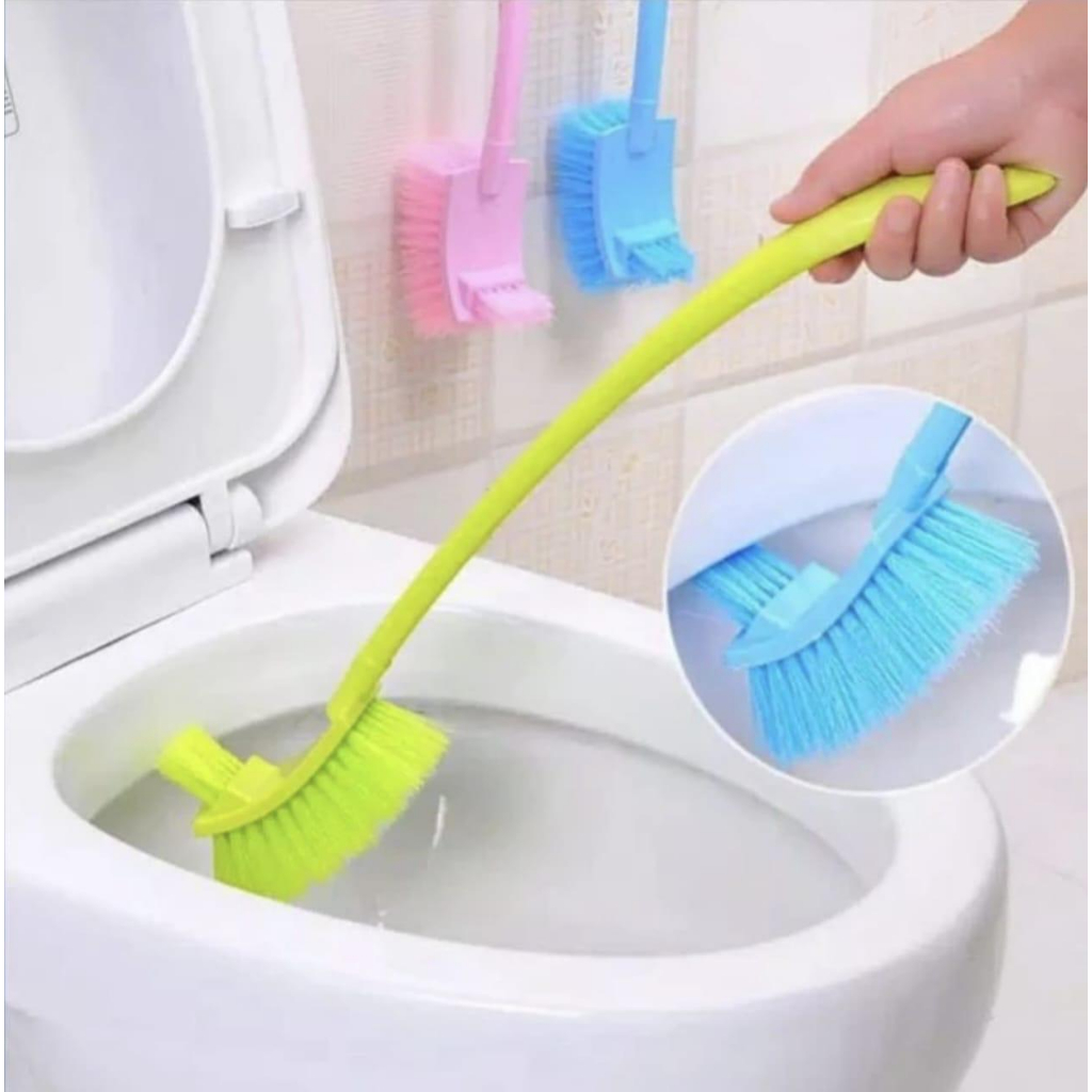 Jual Sikat Kamar Mandi Gagang Panjang Pembersih Kloset Closet WC Toilet ...