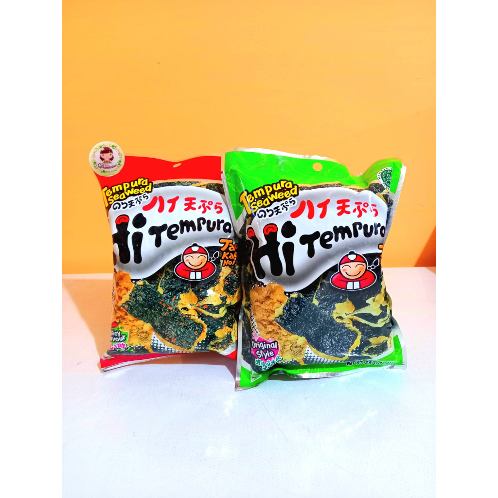 Jual .Snack import | TAO KAE NOI Hi Tempura Seaweed Original, Spicy ...