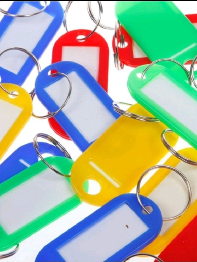 Jual Gantungan Kunci Ruangan Loker Bisa Pake Label Nama Key Ring KR 50 ...