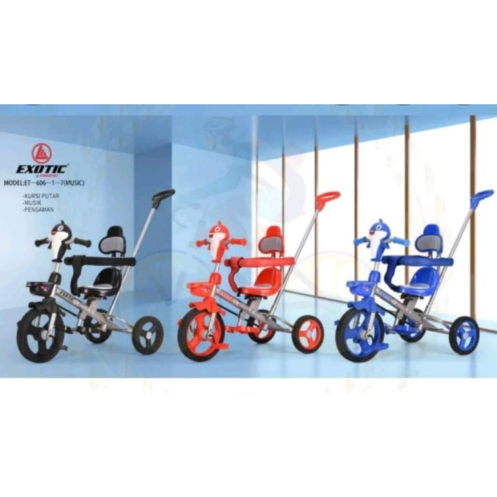Jual BAN KARET SEPEDA ANAK RODA TIGA EXOTIC ET 606-1-7 | Shopee Indonesia