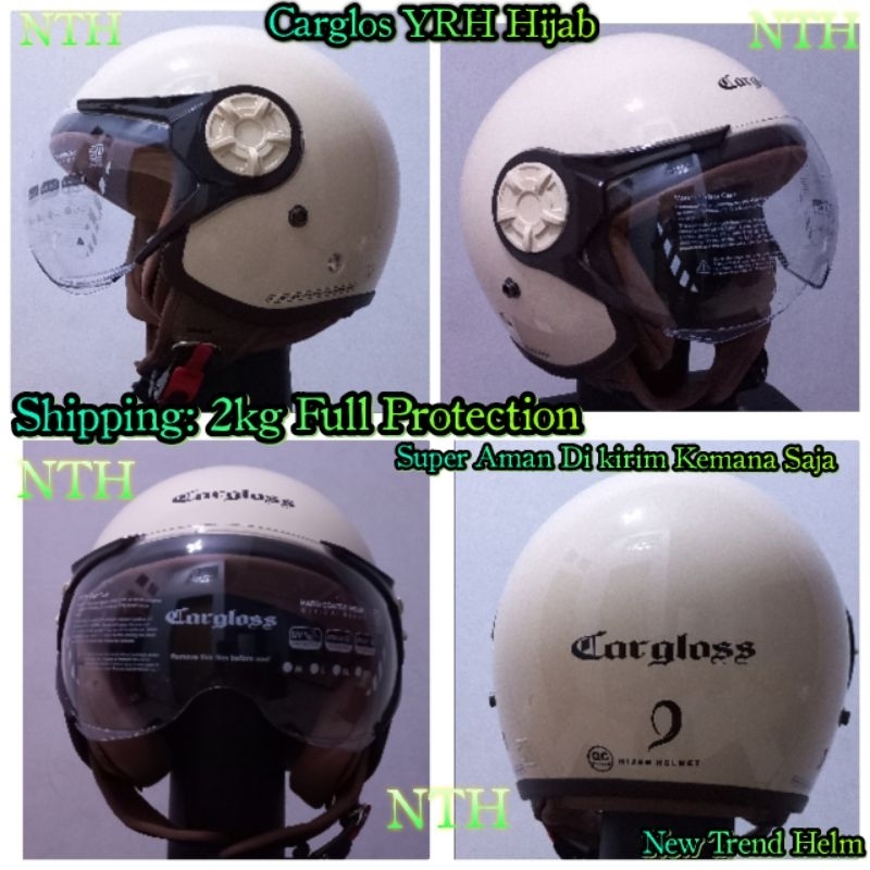 Jual Helm Cargloss Hijab Cargloss YRH Hijab original | Shopee Indonesia