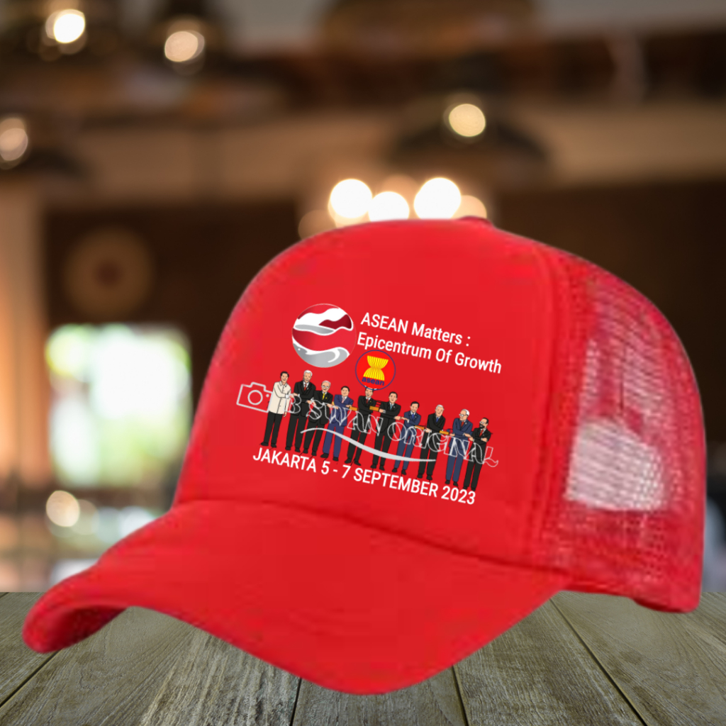 Jual Topi Jaring Jala Hat Trucker KTT Asean Indonesia 2023 Unisex ...
