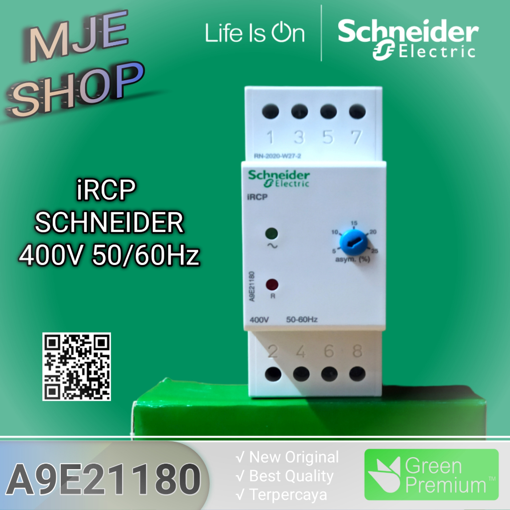 Jual IRCP/RCP Schneider Relay Phase Failur A9E21180 Original | Shopee Indonesia