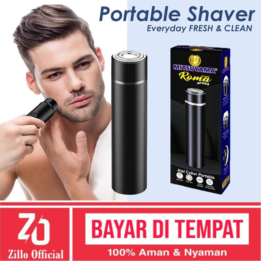 Jual ZILLO Alat Cukur Rambut Mini Portable Mesin Pencukur Kumis Jenggot ...