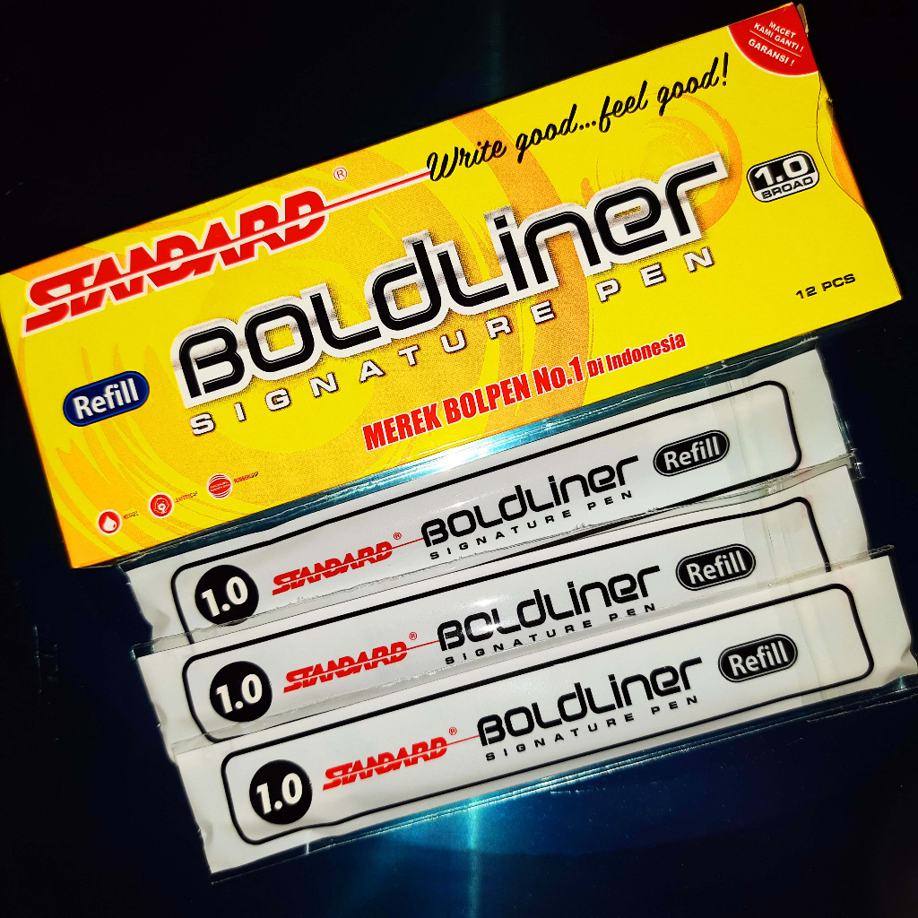 Jual Refill Pen Boldliner 1.0 Signature Pen (Pena Tanda Tangan) Isi ...