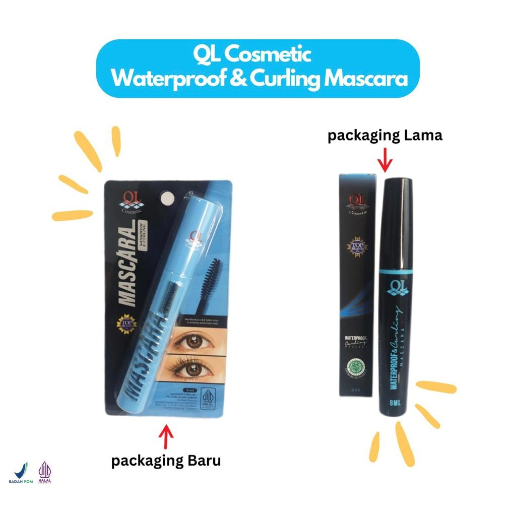 Jual QL Mascara hitam BPOM Waterproof | Shopee Indonesia