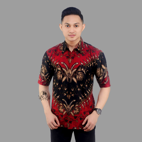 Jual Kemeja Batik Pria Lengan Pendek - Baju Batik Pria Lengan Pendek ...