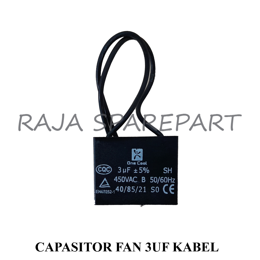 Jual F3 Kapasitor Kipas Angin - CAPASITOR 3UF KABEL | Shopee Indonesia