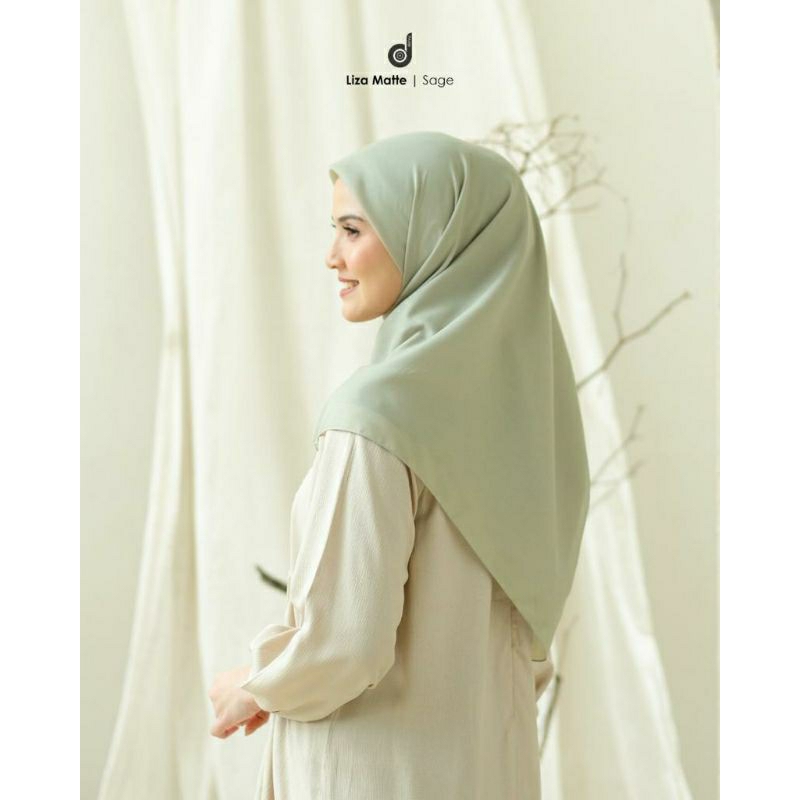 Jual HIJAB DEENAY LIZA SAGE GREEN ( PIN LOGO BARU DAN MATTE GOLD ...