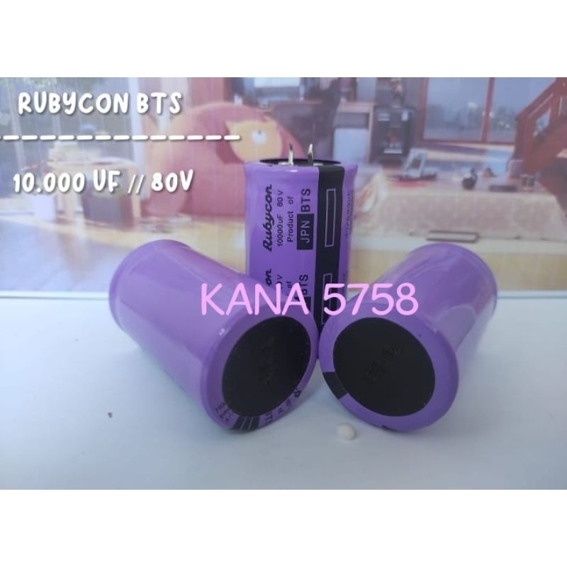 Jual ELCO RUBYCON UNGU 10000uf 80v BTS JPN ori | Shopee Indonesia