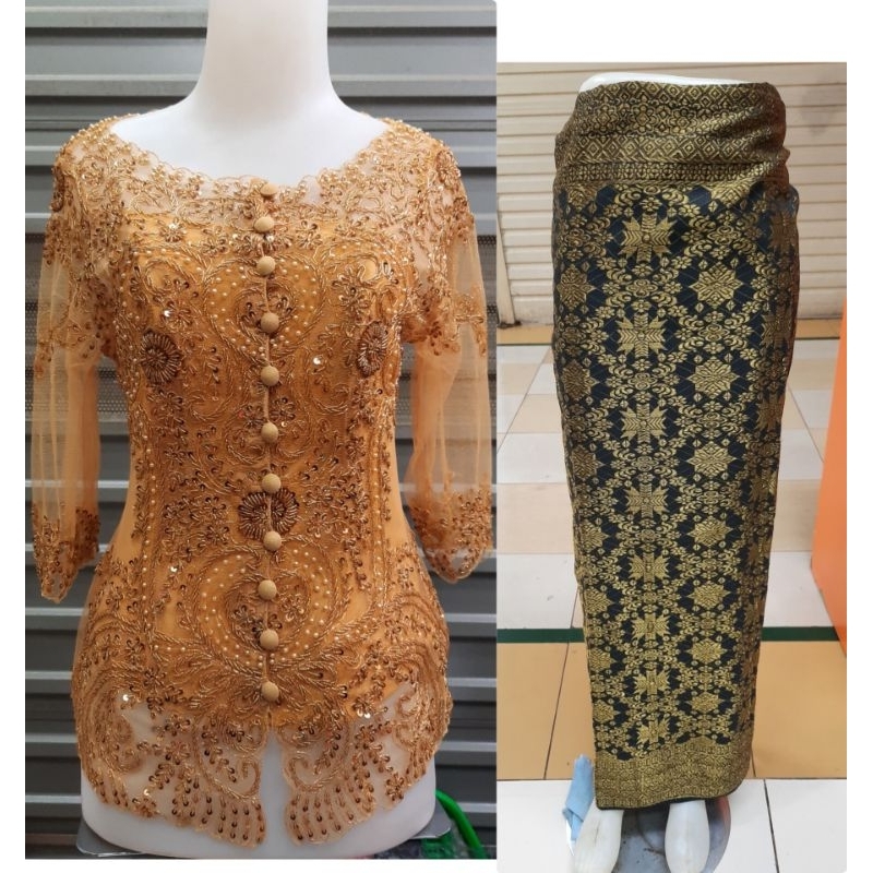 Jual setelan payet rok songket/kebaya modern | Shopee Indonesia