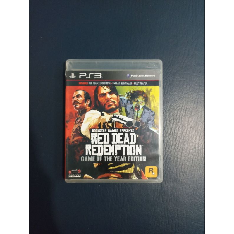 Jual BD Kaset Game PS3 Red Dead Redemption Game of The Year Edition GOTY Undead Nightmare ...