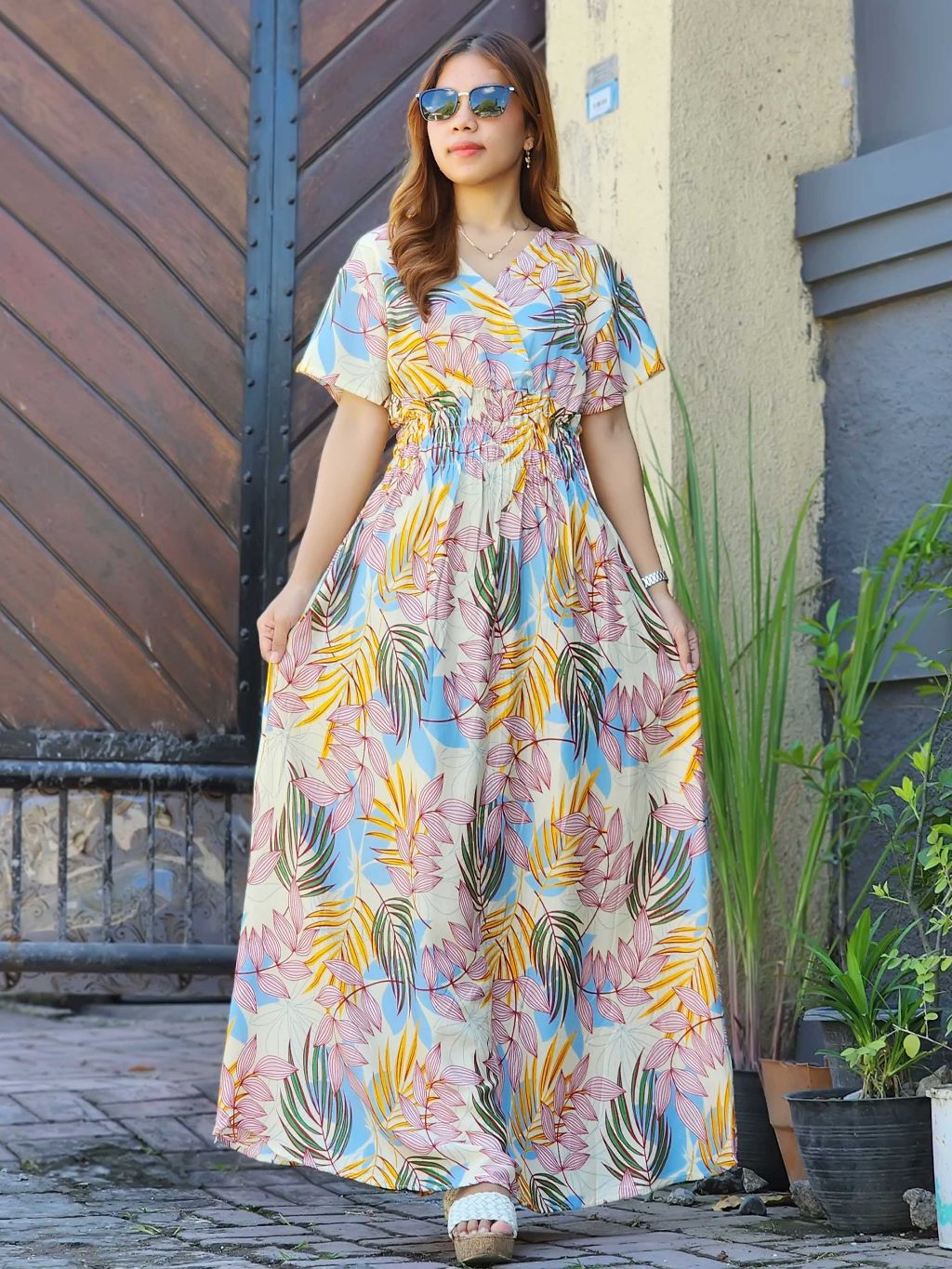 Jual Dress Moza Jumbo Bali Panjang | Shopee Indonesia