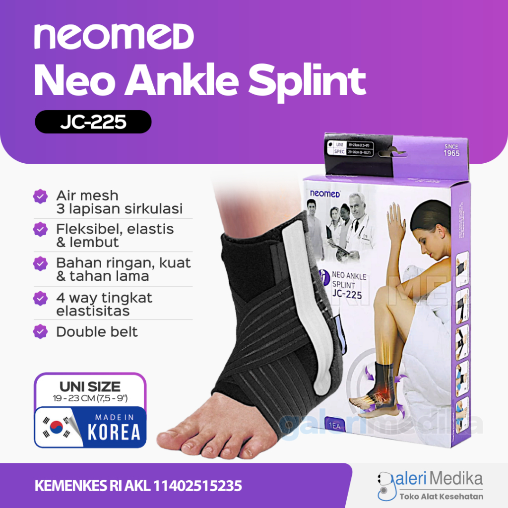 Jual Neomed JC-225 Neo Ankle Splint - Alat Terapi Ankle atau ...