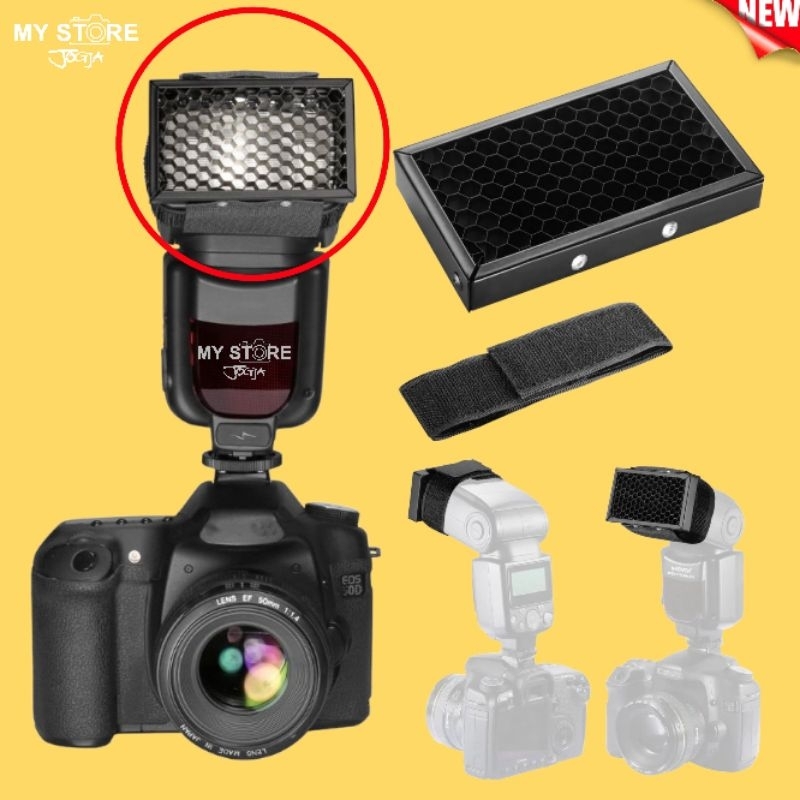 Jual Honeycomb Grid Flash External Diffuser Speedlite Flash Yongnuo ...