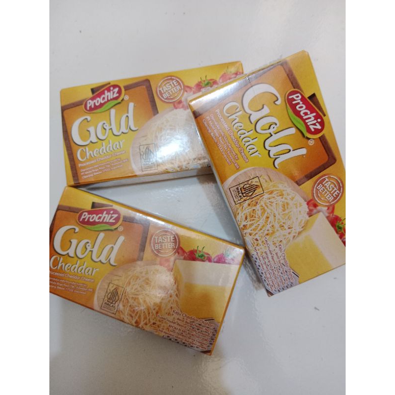 Jual Prochiz gold cheddar , keju prochiz 160gr | Shopee Indonesia