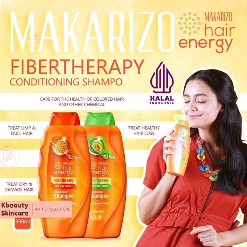 Jual MAKARIZO Hair Energy Fibertherapy Conditioning Shampoo 330ml ...