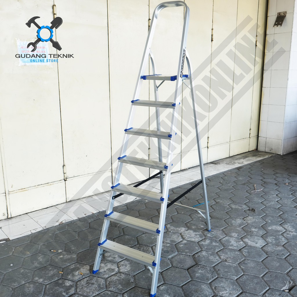 Jual Tangga Rumah Aluminium Lipat 7 Step MOLLAR / Household Ladder 7S ...