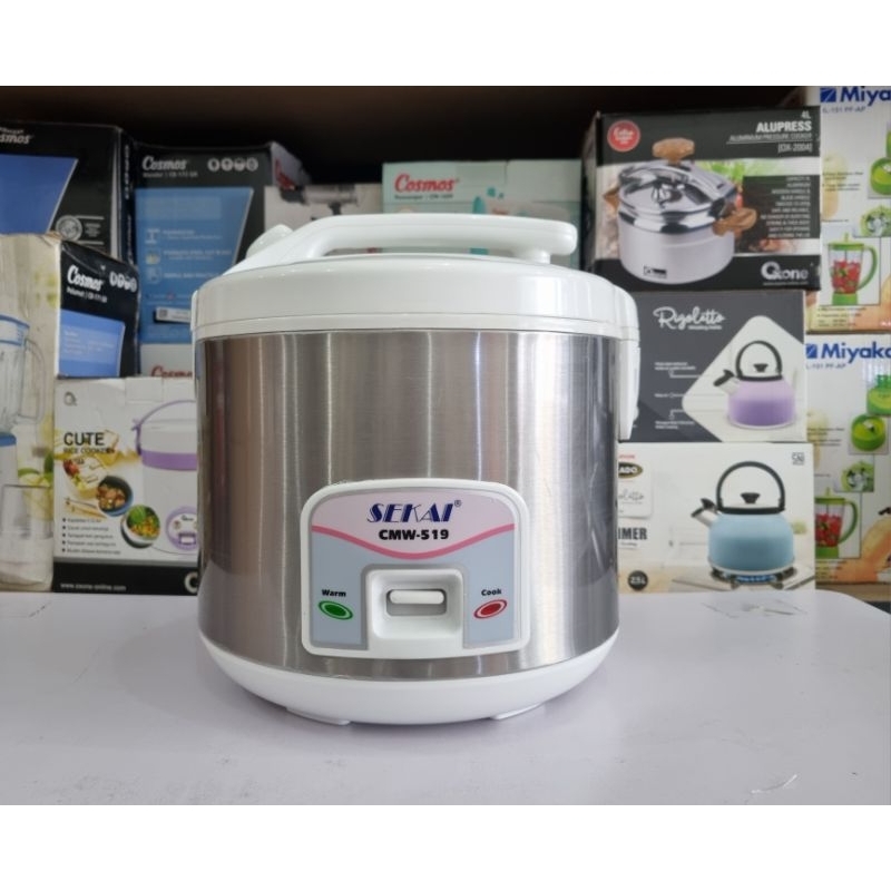 Jual SEKAI Rice Cooker 3 In 1 Penanak Nasi 1,8 Liter CMW 520 Anti Basi ...