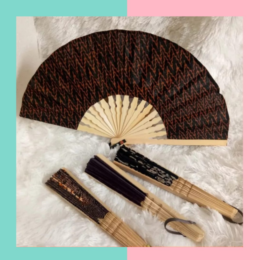 Jual KIPAS MOTIF BATIK / KIPAS LIPAT BATIK / KIPAS CANTIK DAN ELEGANT ...