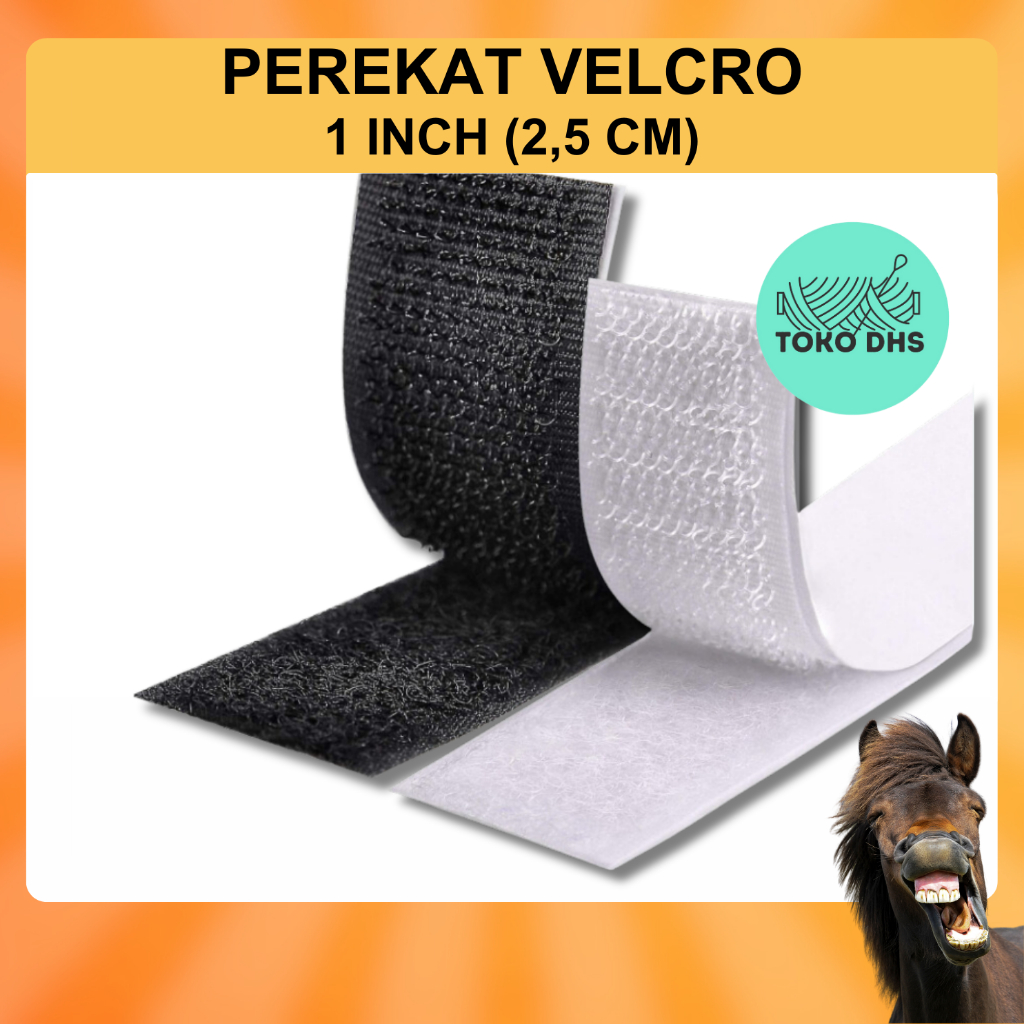 Jual Velcro Perekat Magic Tape Per Meter / Perekat Serbaguna 2,5 cm (1 ...