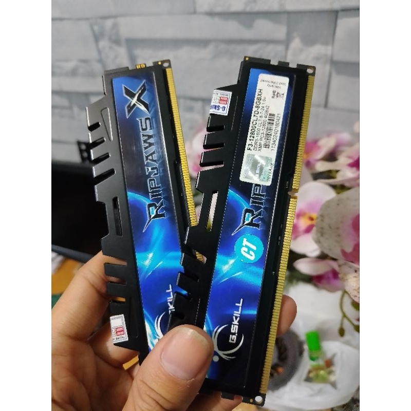 Jual Ram GAMING ddr3 8GB Dual Chanel MERK GSKIL MULUS LIKES NEW ...