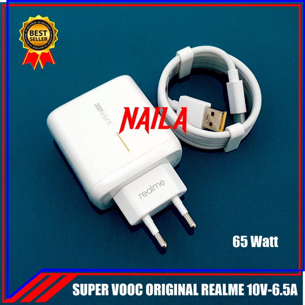 Jual Charger Realme Super Vooc Type C 65W Realme 6 X2 Pro X3 Super Zoom ...