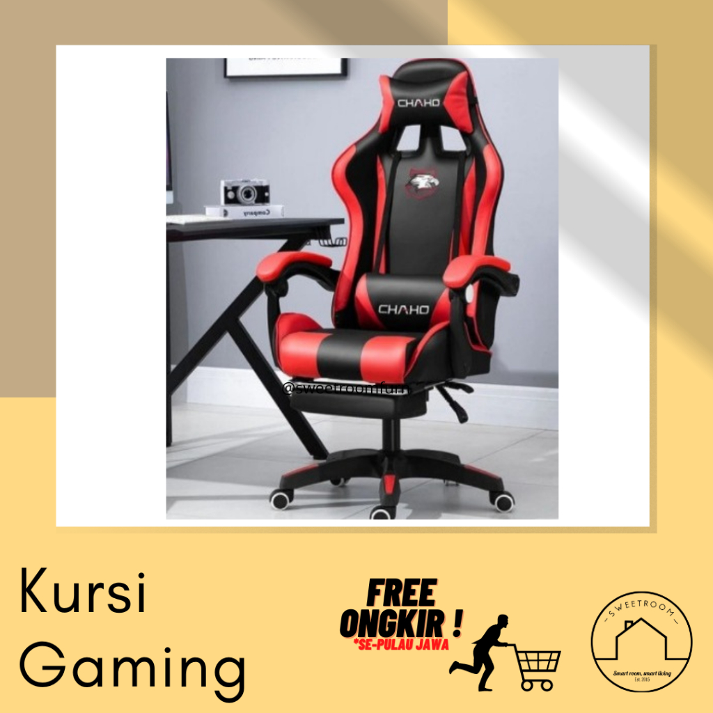 Jual Kursi Gaming Gamers Gaming Chair Kursi Kantor Kursi Main Game ...