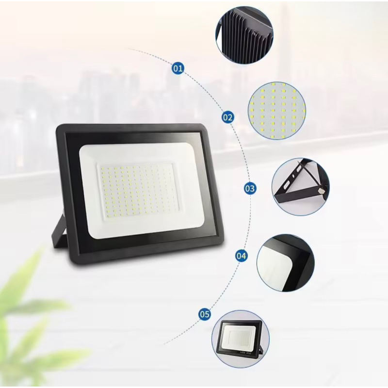 Jual LAMPU SOROT LED TEMBAK 30WATT IP66 OUTDOOR - 220Volt | Shopee Indonesia