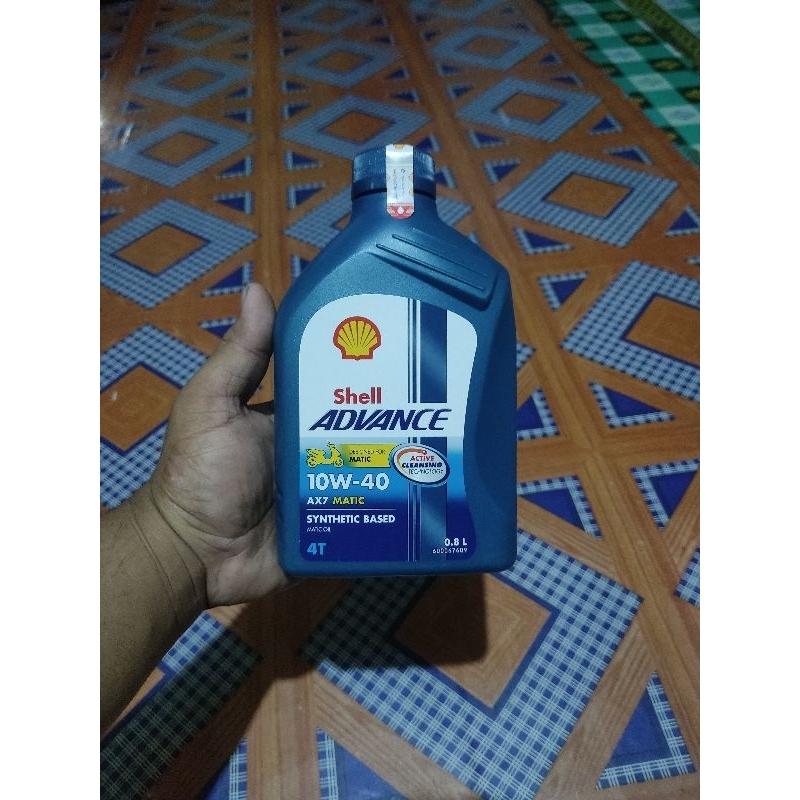 Jual Oli Mesin Shell Advance Matic 4T AX7 10W-40 800 ML | Shopee Indonesia