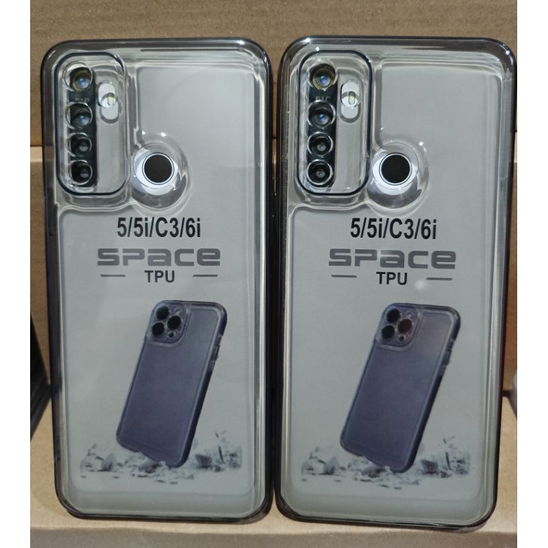 Jual Softcase Casing REALME 5/5i/5S/C3 Case Black Bening transparan pro ...