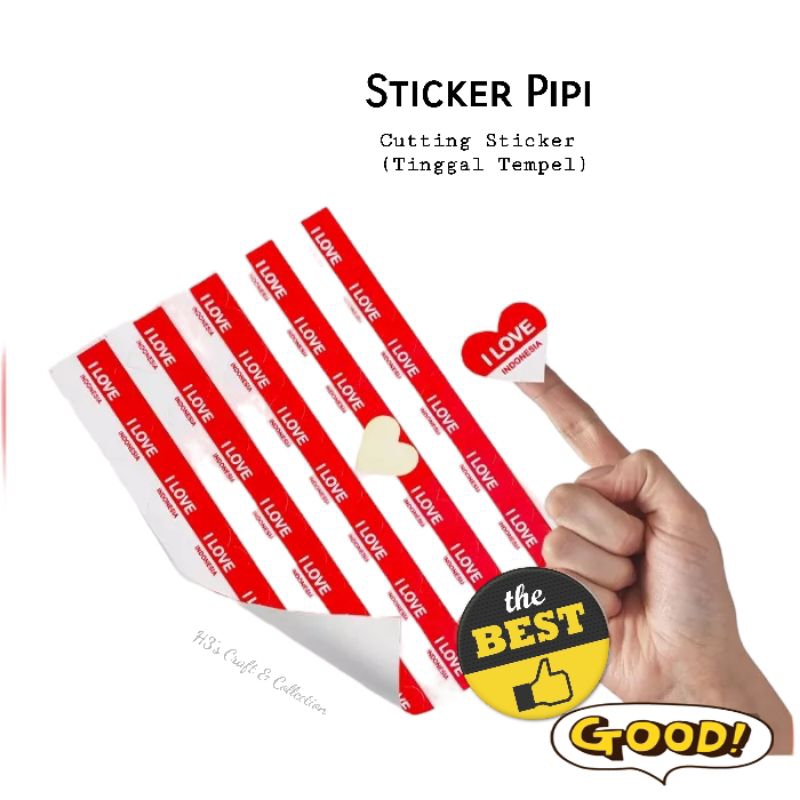 Jual TEMPELAN PIPI BENDERA - STICKER PIPI MERAH PUTIH - Indonesia 17 ...