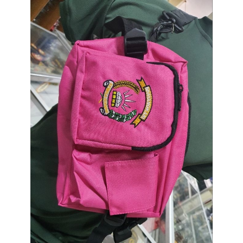 Jual Tas Olahraga Bhayangkari | Tas Bhayangkari merah Muda | Tas ...