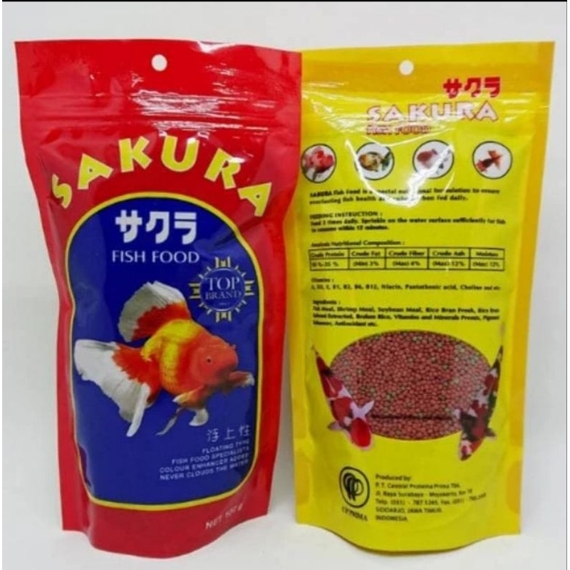 Jual Sakura fish food Pakan ikan 1mm 100 gram | Shopee Indonesia