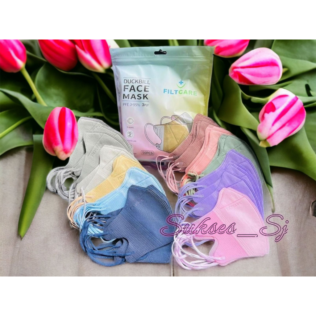 Jual [K-Style] Masker Duckbill Filtcare Face Mask – Nyaman & Modis ...