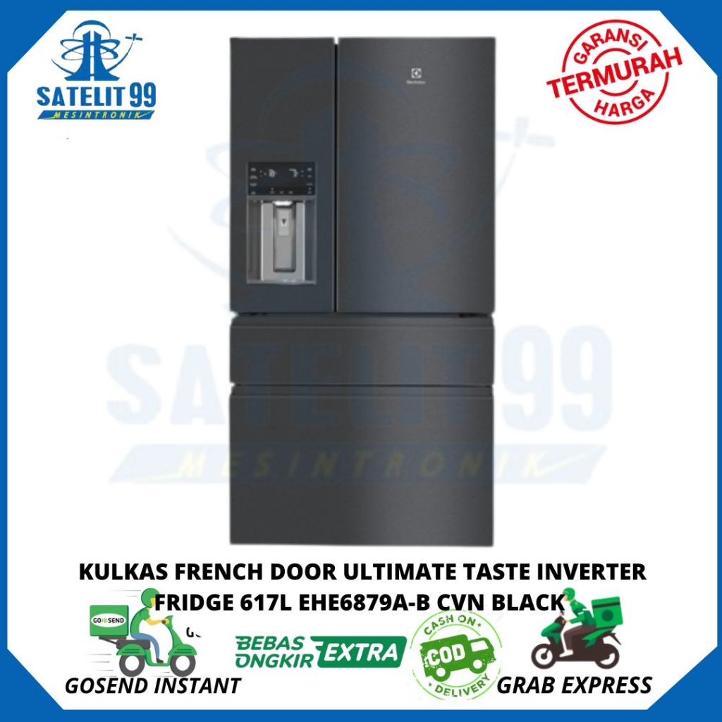 Jual KULKAS FRENCH DOOR ULTIMATE TASTE INVERTER FRIDGE 617L ELECTROLUX ...