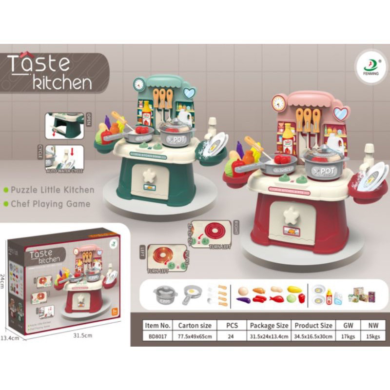 Jual Mainan Playset masakan Cooking anak Taste Kitchen | Shopee Indonesia