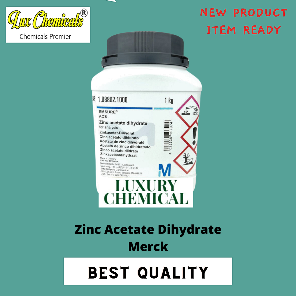 Jual ( MERCK ) Zinc Acetate Dihydrate / Seng Asetat Dihidrat Pro ...