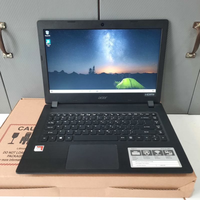 Jual Laptop Acer Aspire 3 A314-21-967U, Amd A4-9420e, Gen 7Th, Ram 4Gb ...
