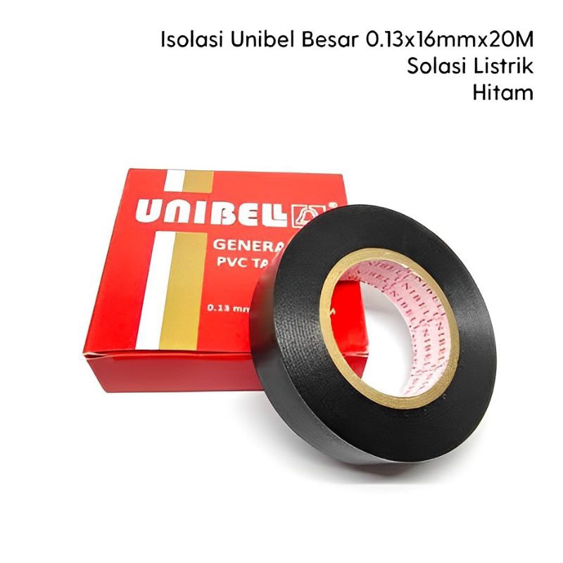 Jual ISOLASI UNIBELLl / ELECTRICAL TAPE UNIBEL (1PAK/12PCS) | Shopee ...