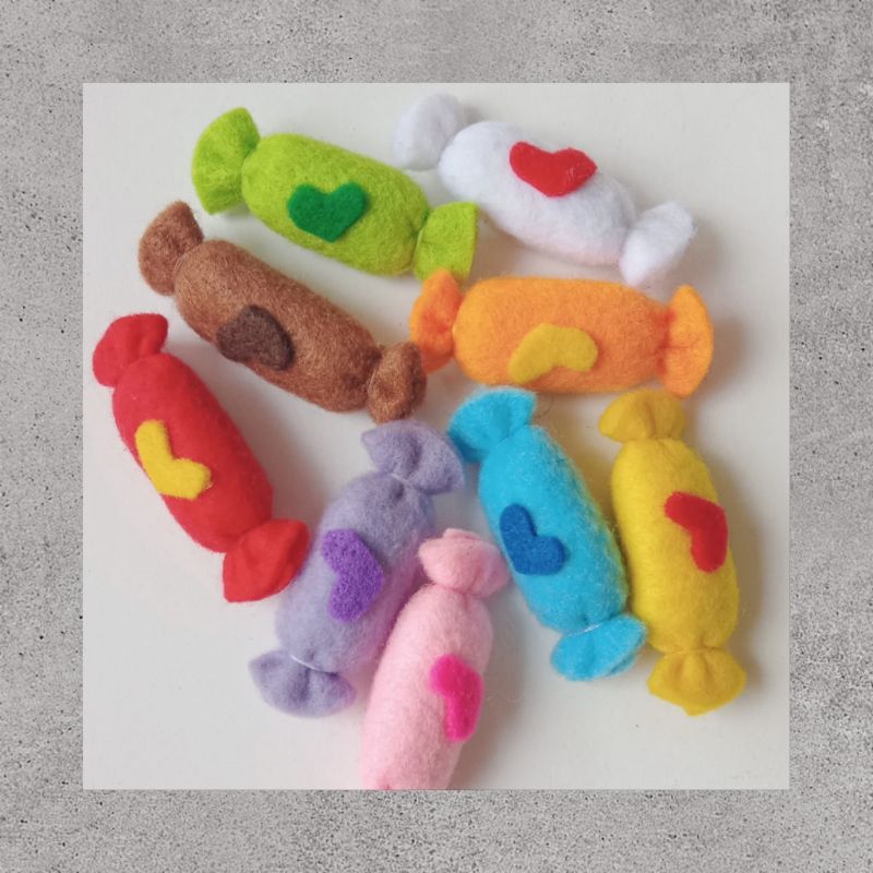 Jual mainan edukasi flanel permen | Shopee Indonesia