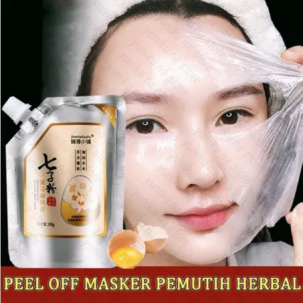 Jual [READY STOCK] EGG SHELL MASK CREAM / MASKER TELUR MENGCERAHKAN DAN ...