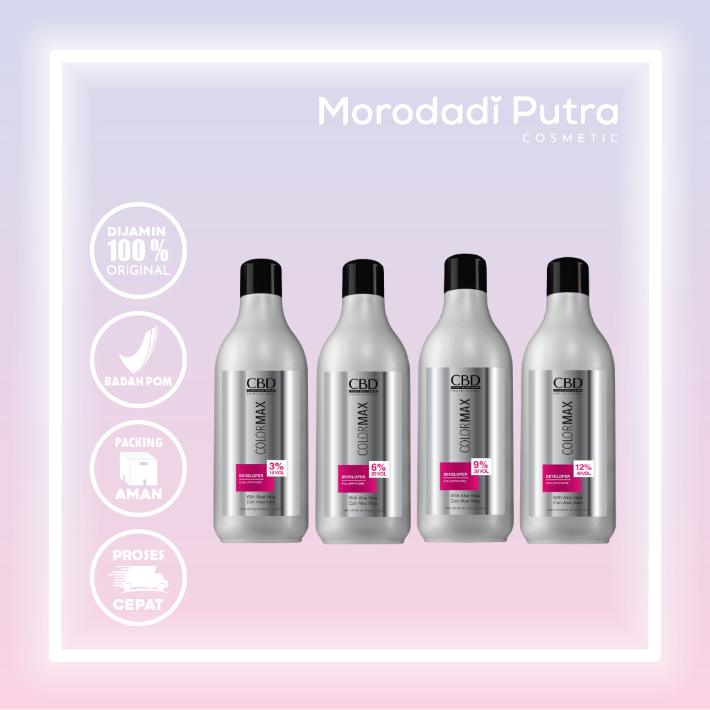 Jual CBD Colormax Developer 1000ml (9076) | Shopee Indonesia