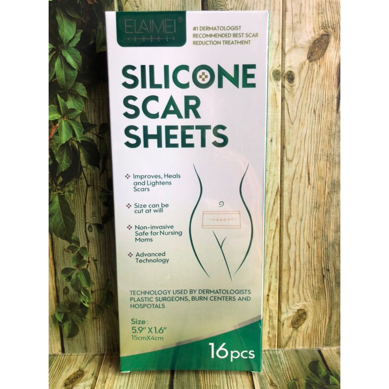 Jual ELAIMEI Silicone Scar Sheet Plester Silikon Penghilang Bekas Luka ...