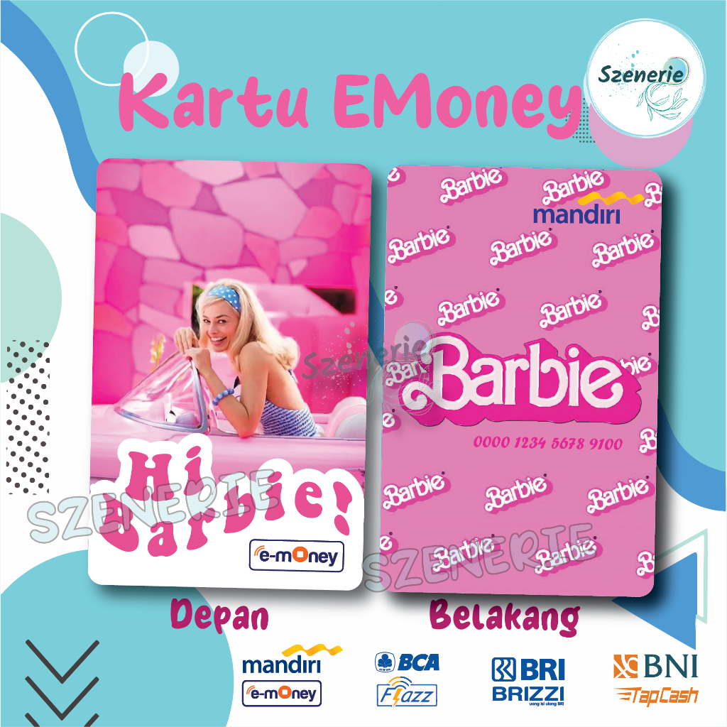 Jual Emoney Barbie Girl Cute Flazz gen 2 Kartu E-money Mandiri BCA ...