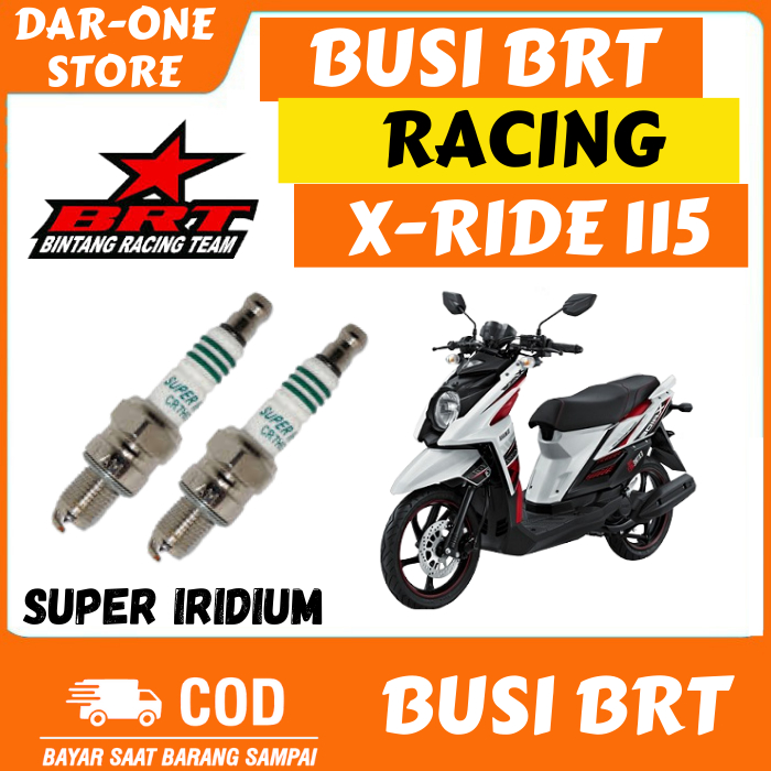 Jual BUSI SUPER IRIDIUM BRT RACING YAMAHA X-RIDE 115 DRAT PENDEK ...