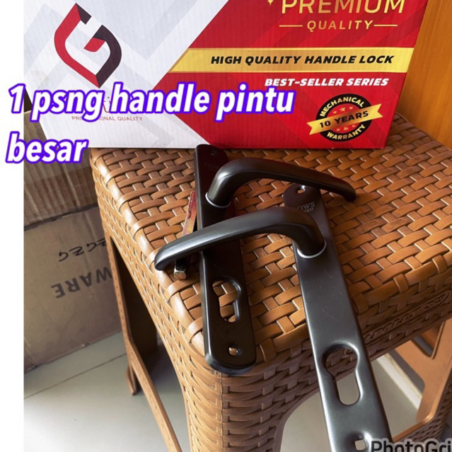 Jual Gagang Handle Pintu Kayu Pintu Alumunium Putih Brown handle gagang ...