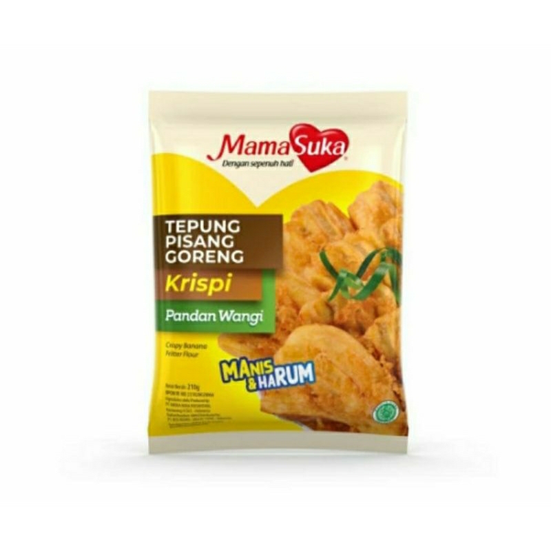 Jual Mamasuka Tepung Pisang Goreng Rasa Pandan Wangi 210gram | Shopee ...